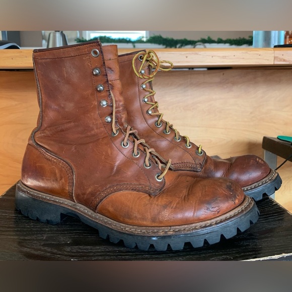 Red Wing Shoes | Shoes | Vintage Irish Setter Red Wing 899 Logger Boots ...